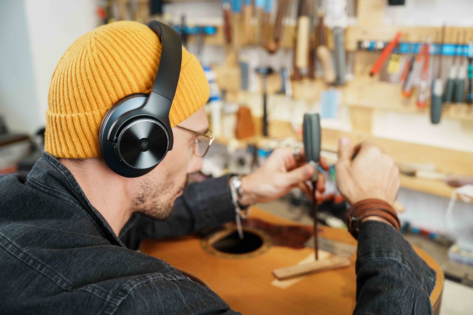 Oneodio A Series - Bluetooth 5.0 Active Noise Cancelling Wireless Head ...