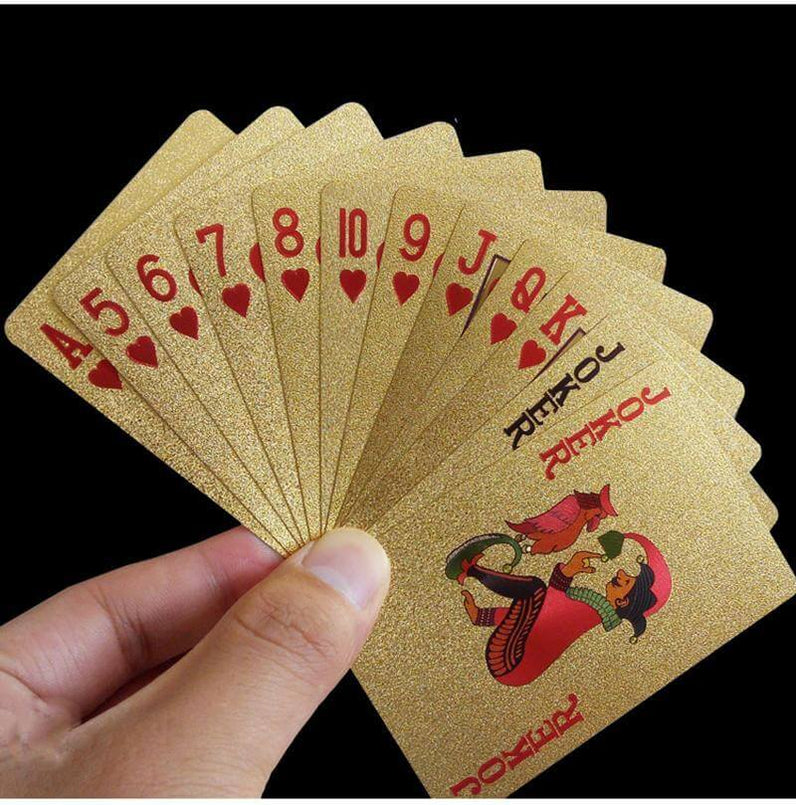 High Quality Gold Foil Deck of Playing Cards - Shopsta — Shopsta.com